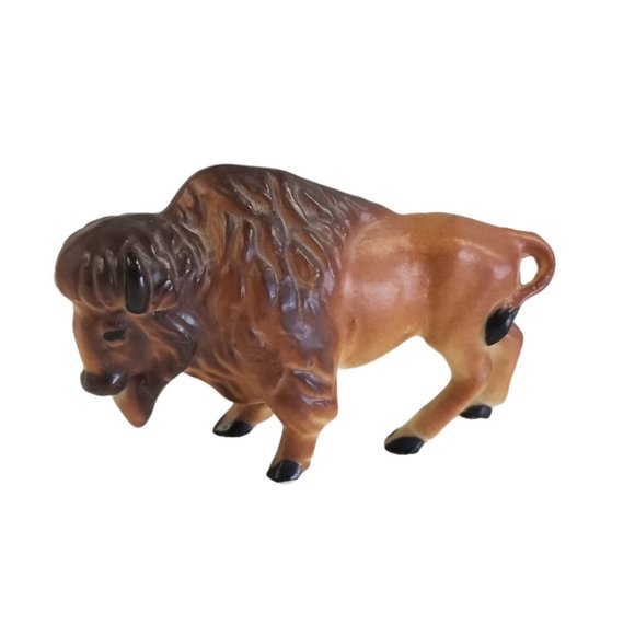 Hagen Renaker | Accents | Vintage Buffalo Figurine Miniature Mini ...